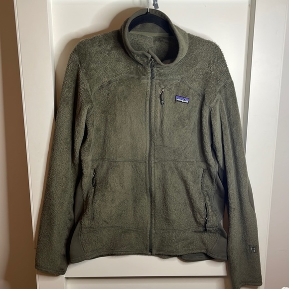 Patagonia | Jackets & Coats | Patagonia Army Green Zip Up Jacket | Poshmark
